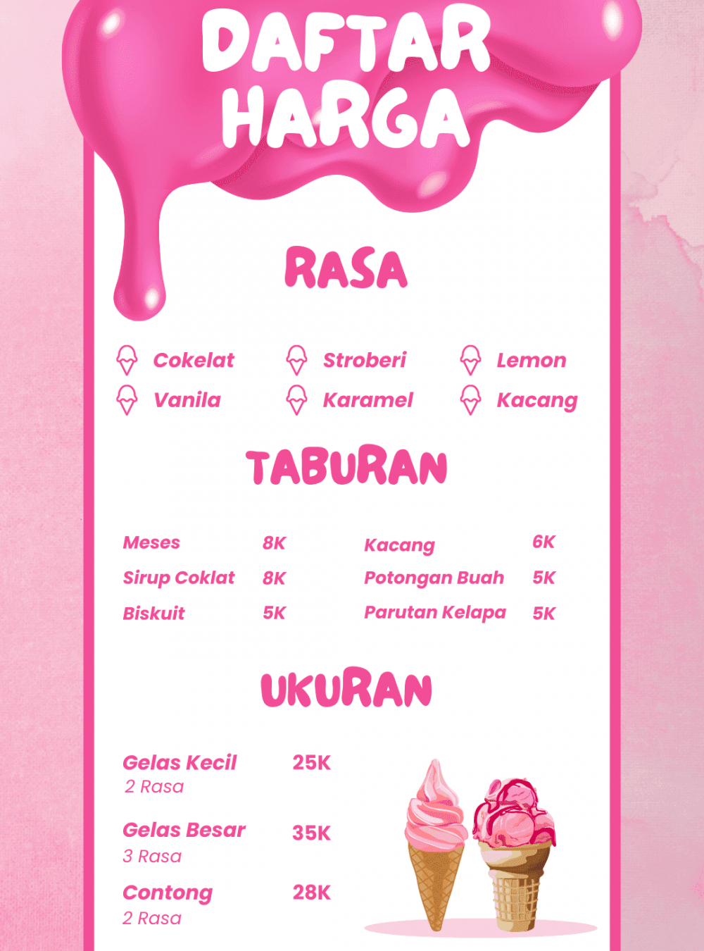 Daftar Menu – Era Virtual